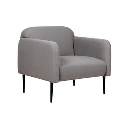 Beliani Sessel STOUBY in Grau/Schwarz - (W) 83 x (H) 77 x (L) 74 cm | Gr.: onesize