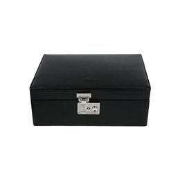 Windrose Beluga Schmuckkasten Leder 24 cm in schwarz | Gr.: onesize
