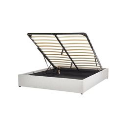 Beliani Doppelbett DINAN in Grau - (W) 167 x (H) 31 x (L) 214 cm | Gr.: onesize