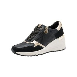 Marco Tozzi BY GUIDO MARIA KRETSCHMER Sneaker in BLACK/GOLD | Gr.: 40
