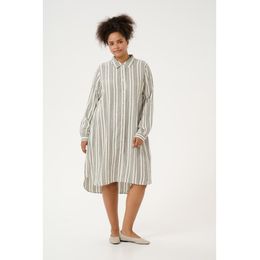 Kaffe curve Kleid KCmille Loose fit in Moonstruck / Black Stripe | Gr.: 48