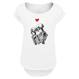 F4NT4STIC Long Cut T-Shirt Love is all you need in wei&szlig; | Gr.: S