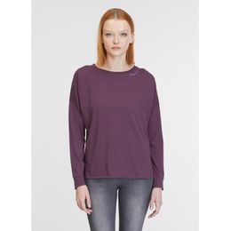 Ragwear Langarmshirt in 2030 Plum | Gr.: XL