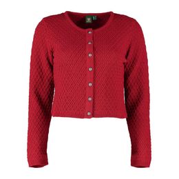 OS-Trachten Strickjacke Quivun in mittelrot | Gr.: 46