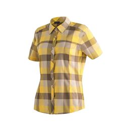 Maier Sports Kendra S/S W Da-Bluse 1/2 Arm el. in Gelb7010 | Gr.: 42