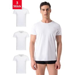 Burnell & Son 3er Pack: T-Shirt mit Rundhals-Ausschnitt in wei&szlig; | Gr.: XL