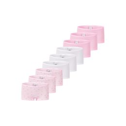 Schiesser Short Slip Kids Girls 95/5 Organic Cotton in Wei&szlig;/Rosa-911 | Gr.: 92