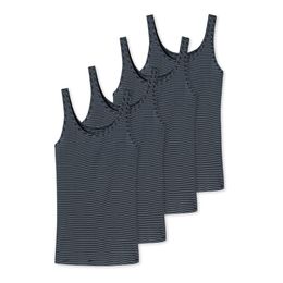 Schiesser Spaghettitop Modal Essentials in Blau | Gr.: 36