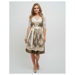 Hofglanz Dirndl in grün/beige | Gr.: 36
