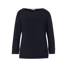 Street One Langarmshirt in deep blue | Gr.: 36