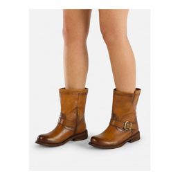 Felmini Wide Fit Stiefelette in Mittelbraun | Gr.: 41