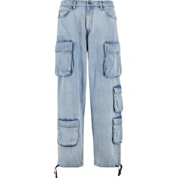 Urban Classics Cargo-Hosen in new light blue washed | Gr.: 28