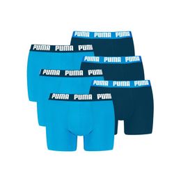 Puma Boxershort 6er Pack in Hellblau | Gr.: XL