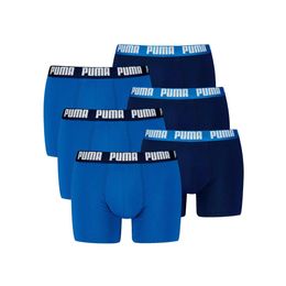 Puma Boxershort 6er Pack in Blau | Gr.: M
