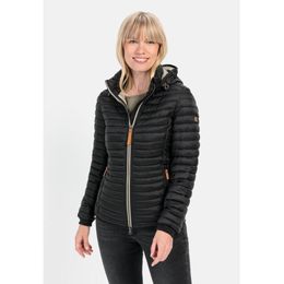 Camel Active Leichte Steppjacke aus recyceltem Polyamid in Schwarz | Gr.: 42