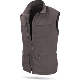 Normani Outdoor Sports Herren Outdoor Weste Kudu in Anthrazit | Gr.: M