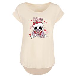 F4NT4STIC Long Cut T-Shirt Anti Valentinstag LOVE is in the air in Whitesand | Gr.: L