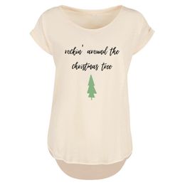 F4NT4STIC Long Cut T-Shirt Rockin around the christmas tree in Whitesand | Gr.: S