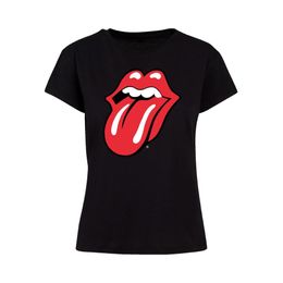 F4NT4STIC Ladies Box Tee The Rolling Stones Zunge in schwarz | Gr.: S
