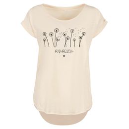 F4NT4STIC Long Cut T-Shirt Dandelion Blume in Whitesand | Gr.: 3XL