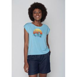 Greenbomb T-Shirt Lifestyle Scooter in Meerwasser | Gr.: S