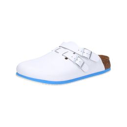 Birkenstock Leder-Clogs "Kay" in Wei&szlig; | Gr.: 36