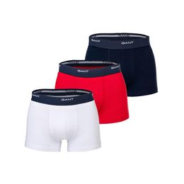 Gant Boxershort 3er Pack in Dunkelblau/Wei&szlig;/Rot | Gr.: M
