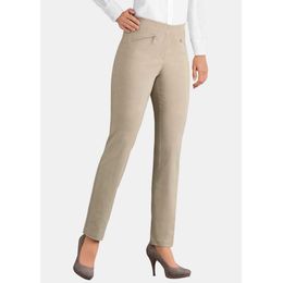 GOLDNER Bengalinhose Schlupfhose LOUISA mit Steppn&auml;hten in sand | Gr.: 42