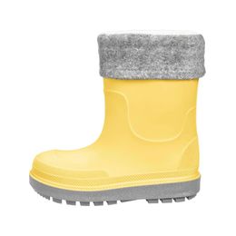 Playshoes Regenstiefel mit Futter in gelb | Gr.: 21