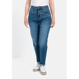Camel Active Mom Fit 5-Pocket Jeans in Dunkelblau | Gr.: W31/L30