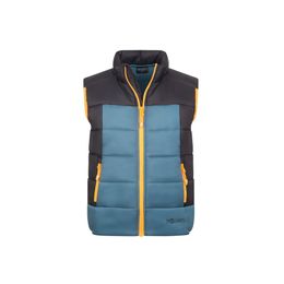 Trollkids Steppweste Hardanger in black/steel blue | Gr.: 110