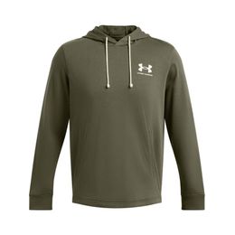 Under Armour Longsleeve "Ua Rival Terry Lc Hd" in Gr&uuml;n | Gr.: L