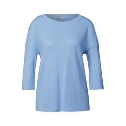 Street One Langarmshirt in serenity blue | Gr.: 42