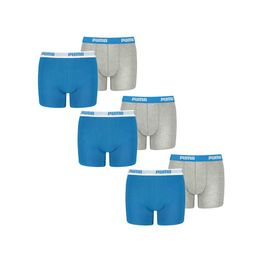 Puma Boxershorts BASIC BOXER 6er Pack in 417 - blue/grey | Gr.: 128