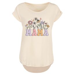 F4NT4STIC T-Shirt Muttertags Blumen Mama in Whitesand | Gr.: XL