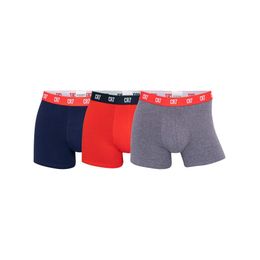 CR7 Boxershort 3er Pack in Dunkelblau/Rot/Grau | Gr.: M