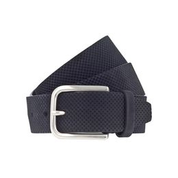 Vanzetti G&uuml;rtel Leder in navy | Gr.: 105 cm