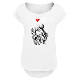F4NT4STIC Long Cut T-Shirt Love is all you need in weiß | Gr.: S
