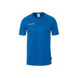 Uhlsport Trainings-T-Shirt Division 28 in azurblau | Gr.: XL