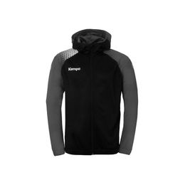 Kempa Kapuzenjacke Ambition 28 in schwarz/anthra | Gr.: XL