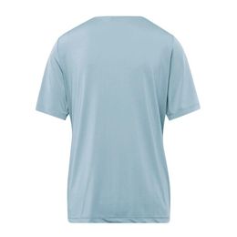 GOLDNER Kurzgr&ouml;&szlig;e: Knitterarmes Shirt mit Elasthan in bleu | Gr.: 25
