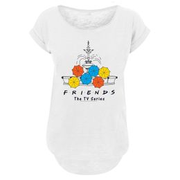 F4NT4STIC Long Cut T-Shirt Friends TV Serie Umbrella in wei&szlig; | Gr.: XXL