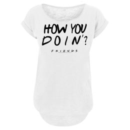 F4NT4STIC T-Shirt FRIENDS TV Serie How You Doin? in weiß | Gr.: S