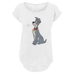 F4NT4STIC Long Cut T-Shirt Susi und Strolch Spaghetti Heart in wei&szlig; | Gr.: S