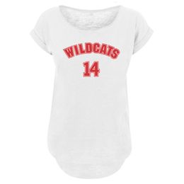 F4NT4STIC Long Cut T-Shirt Disney High School Musical The Musical Wildcats 14 in wei&szlig; | Gr.: XXL