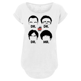 F4NT4STIC T-Shirt Big Bang Theory TV Serie Doctors And Mr in weiß | Gr.: XS