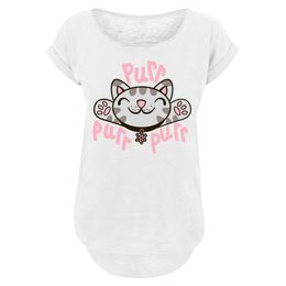 F4NT4STIC T-Shirt Big Bang Theory TV Serie Soft Kitty Purr in weiß | Gr.: S