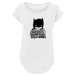 F4NT4STIC Long Cut T-Shirt DC Comics Batman Always Be Yourself in weiß | Gr.: S