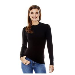 Vincenzo Boretti Pullover gerader Schnitt in schwarz | Gr.: L