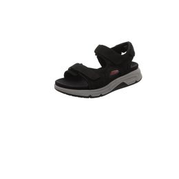 rollingsoft Sandale bequem in schwarz | Gr.: 37,5
